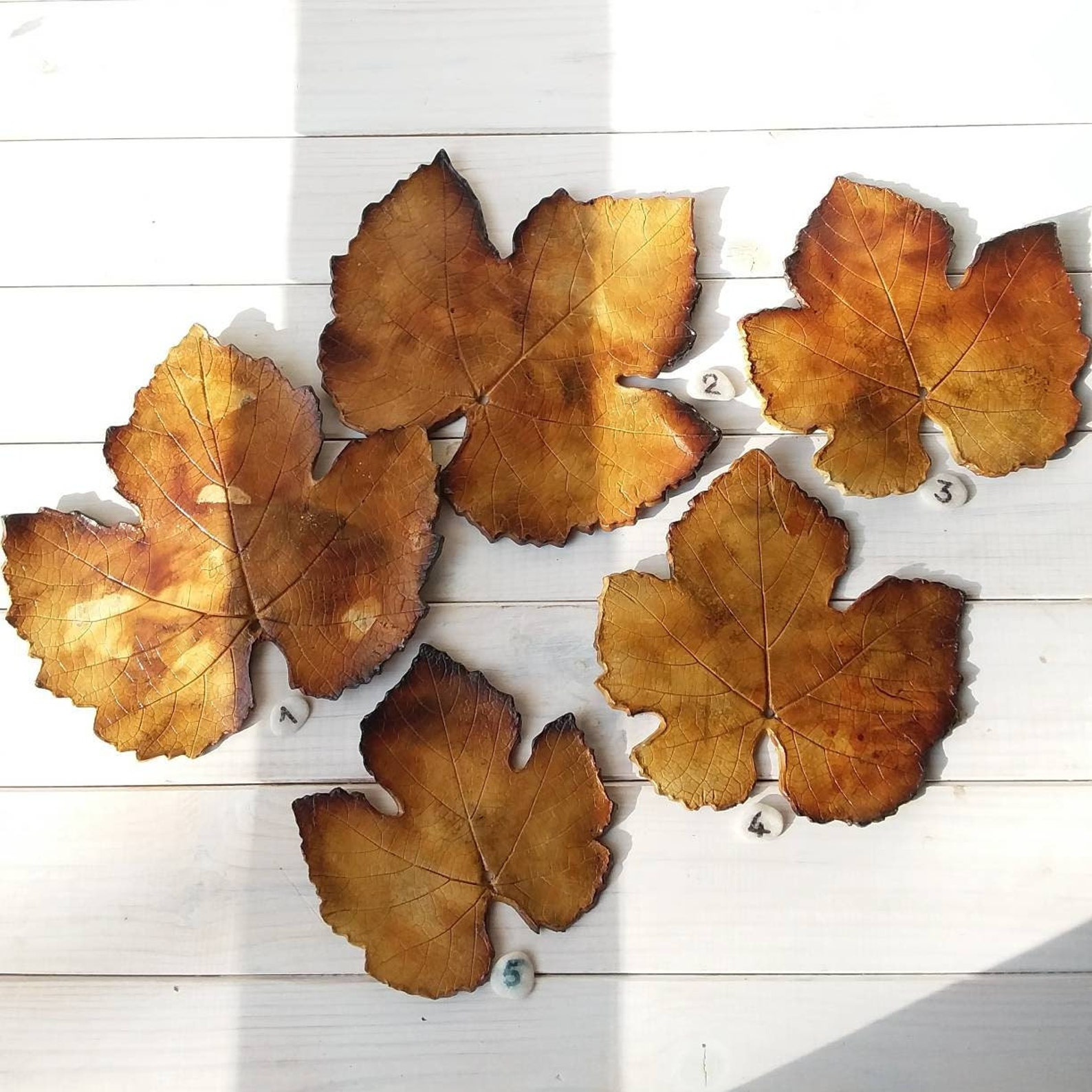 Ceramic Wall Hanging Ceramic Leaf Ceramic Vine Leaf Ceramic - Etsy