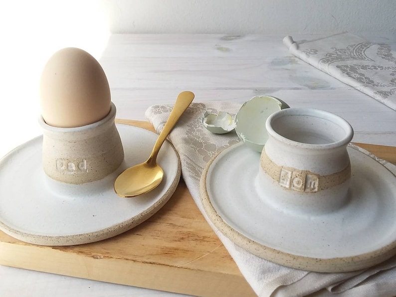 Personalized Ceramic Egg Cup Pottery Egg Holder Modern Egg - Etsy