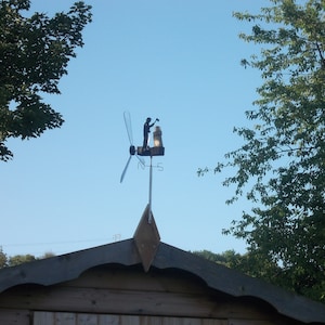 Firewood Sam , Wind Vane, Weather Vane, Whirligig, Automaton With N/S ...