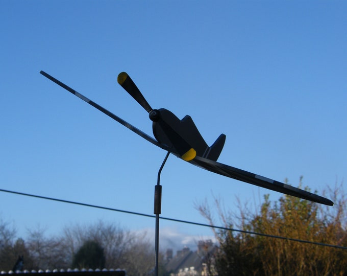 Spitfire Windvane Whirligig - Etsy