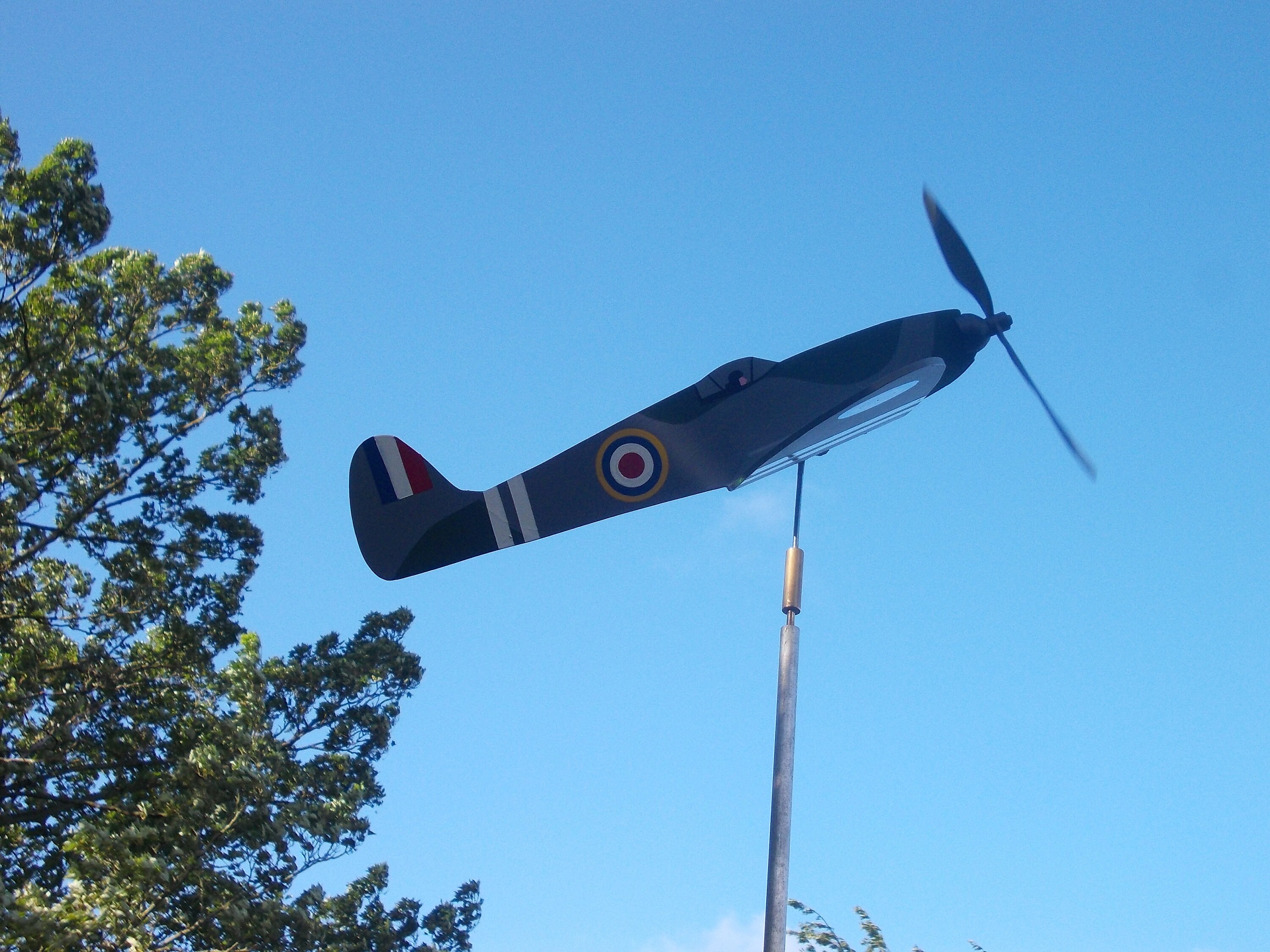 Spitfire weathervane windvane | Etsy