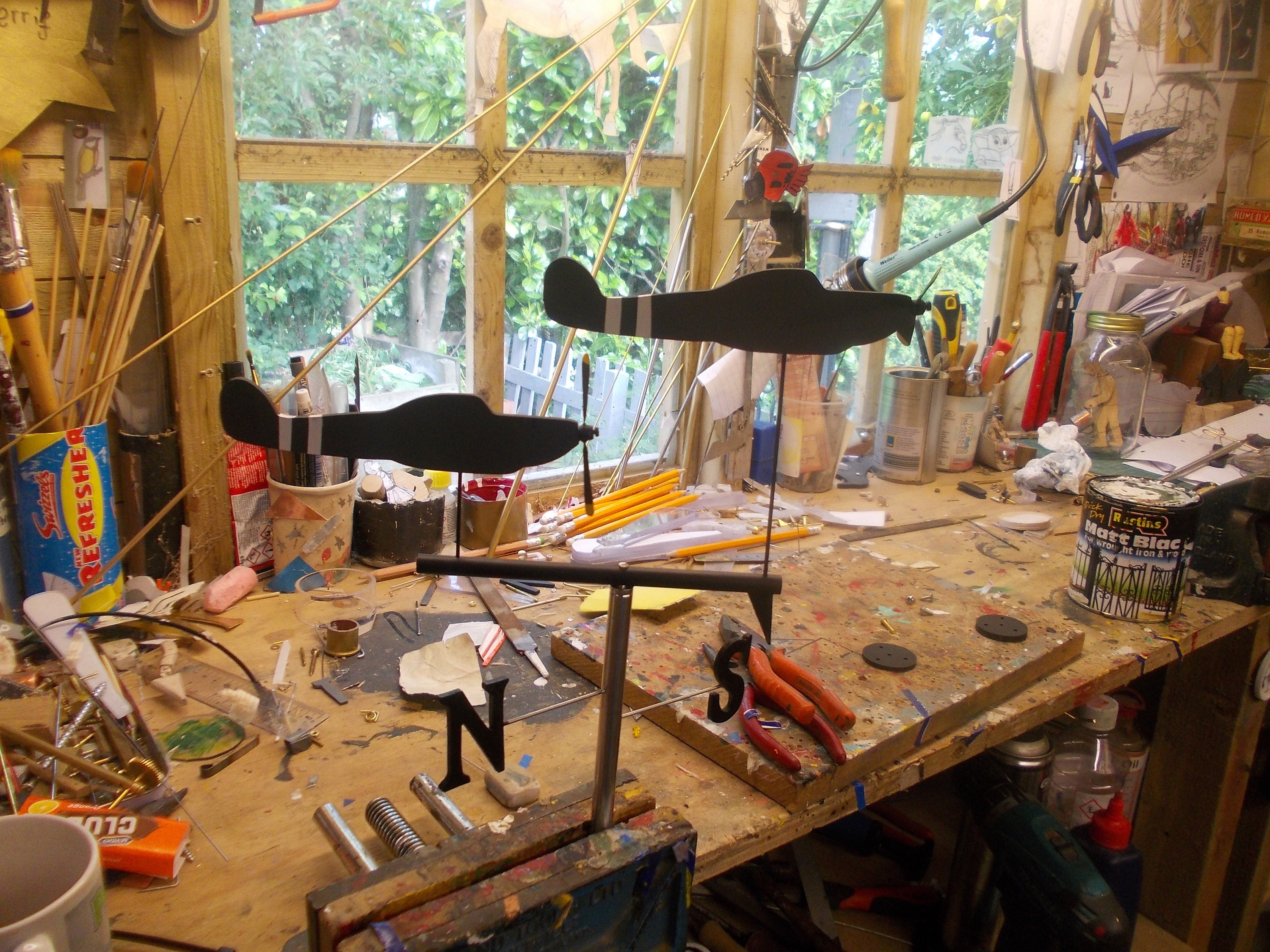 Spitfire Windvane Weathervane Whirligig - Etsy UK