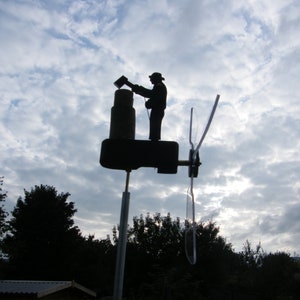 Firewood Sam , Wind Vane, Weather Vane, Whirligig, Automaton. - Etsy