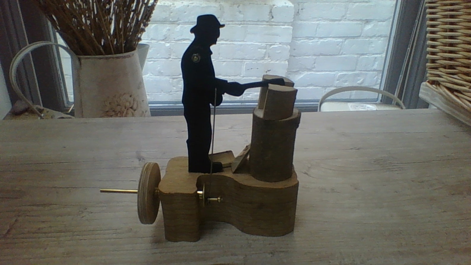 Woodcutter Automaton - Etsy
