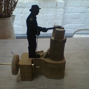 Woodcutter Automaton - Etsy