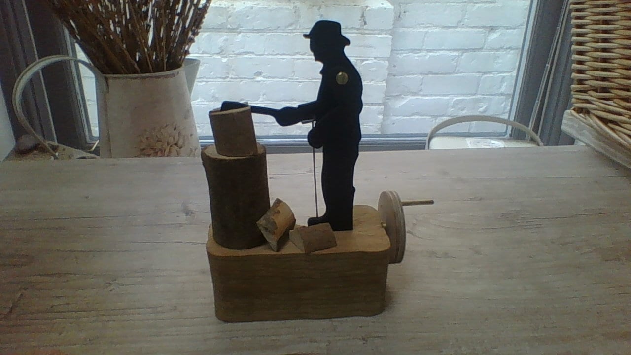 Woodcutter Automaton - Etsy