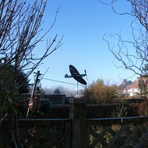 Spitfire Windvane Whirligig - Etsy