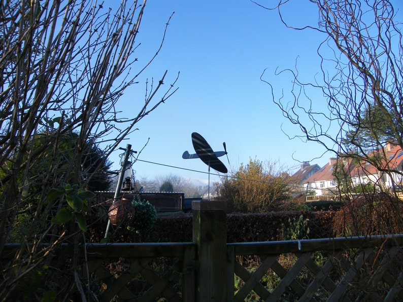 Spitfire Windvane Whirligig - Etsy