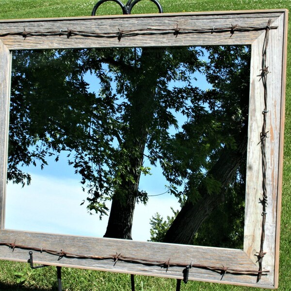 Wood Mirror - Etsy