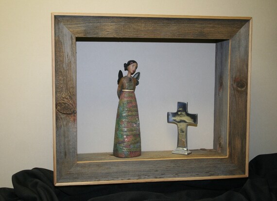 Reclaimed Barn Board Shadow Box Frame | Etsy