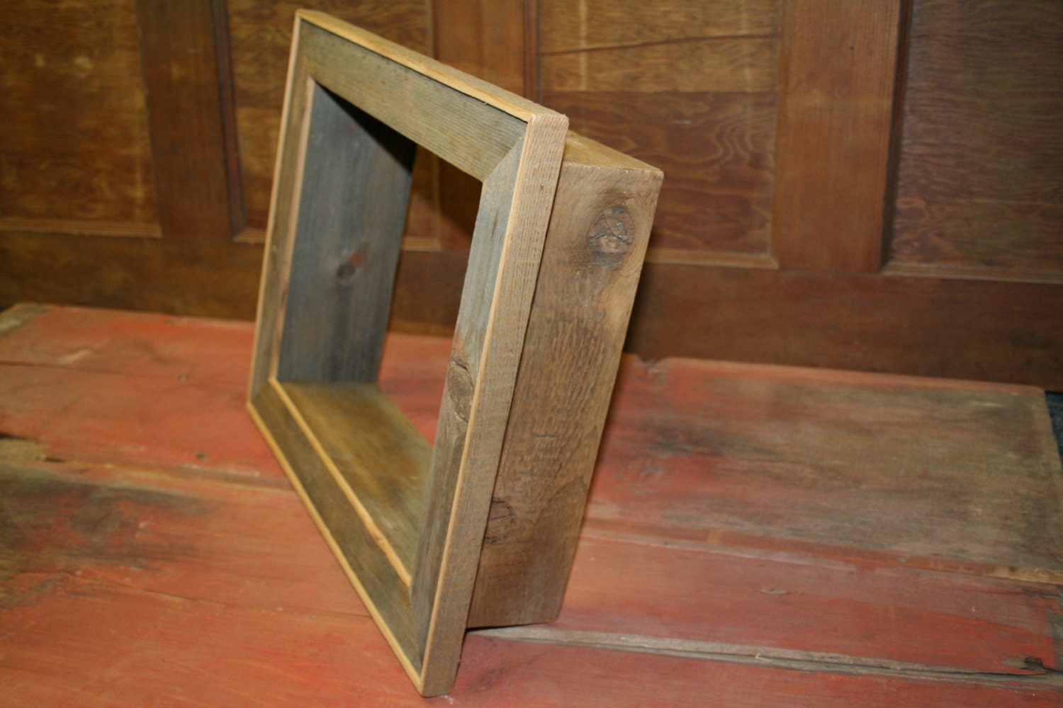Reclaimed Barn Board Shadow Box Frame - Etsy