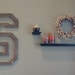 Large Chicken Wire Wood Letters, 3D Rustic, Chunky Wood Initials ...
