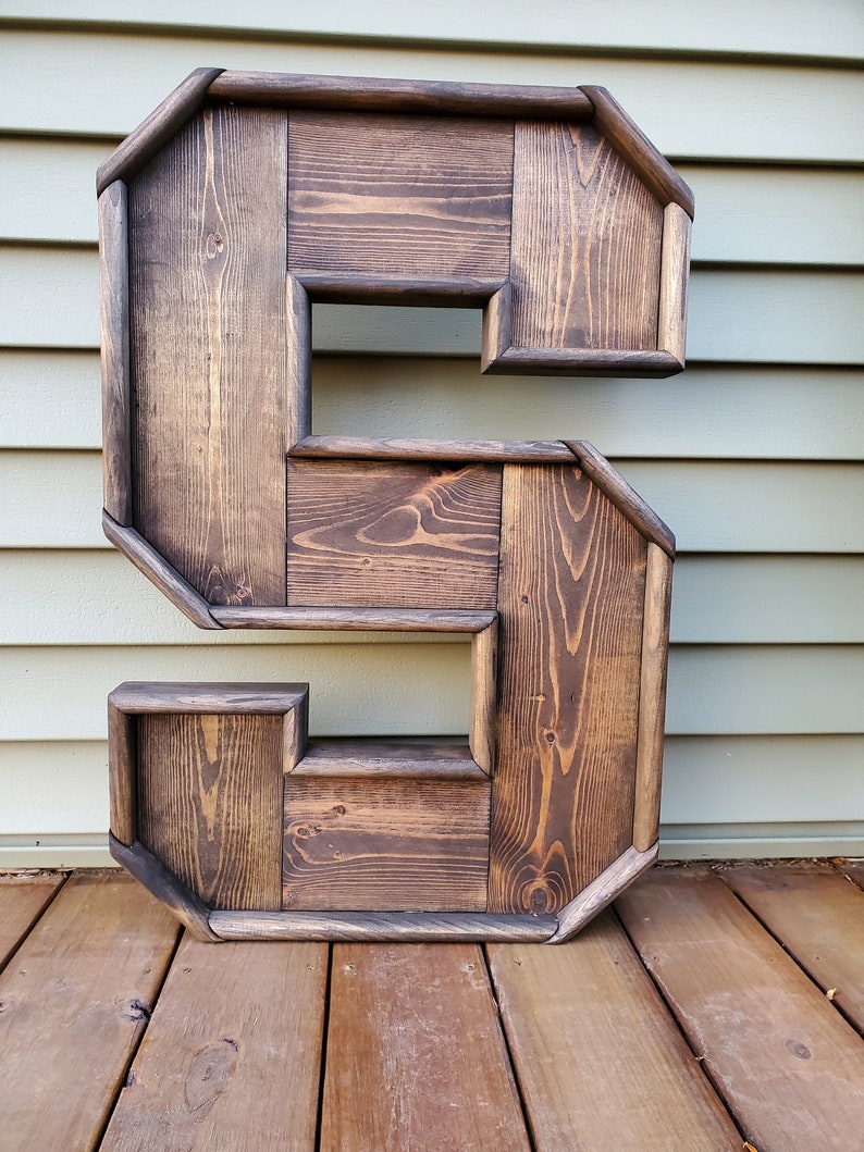 Large 30 Inch Wood Letters 3D Rustic Chunky Thick Metal - Etsy