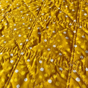 Sawtooth Baby Quilt With Mushrooms, Flowers, Beetles, and Patchwork ...