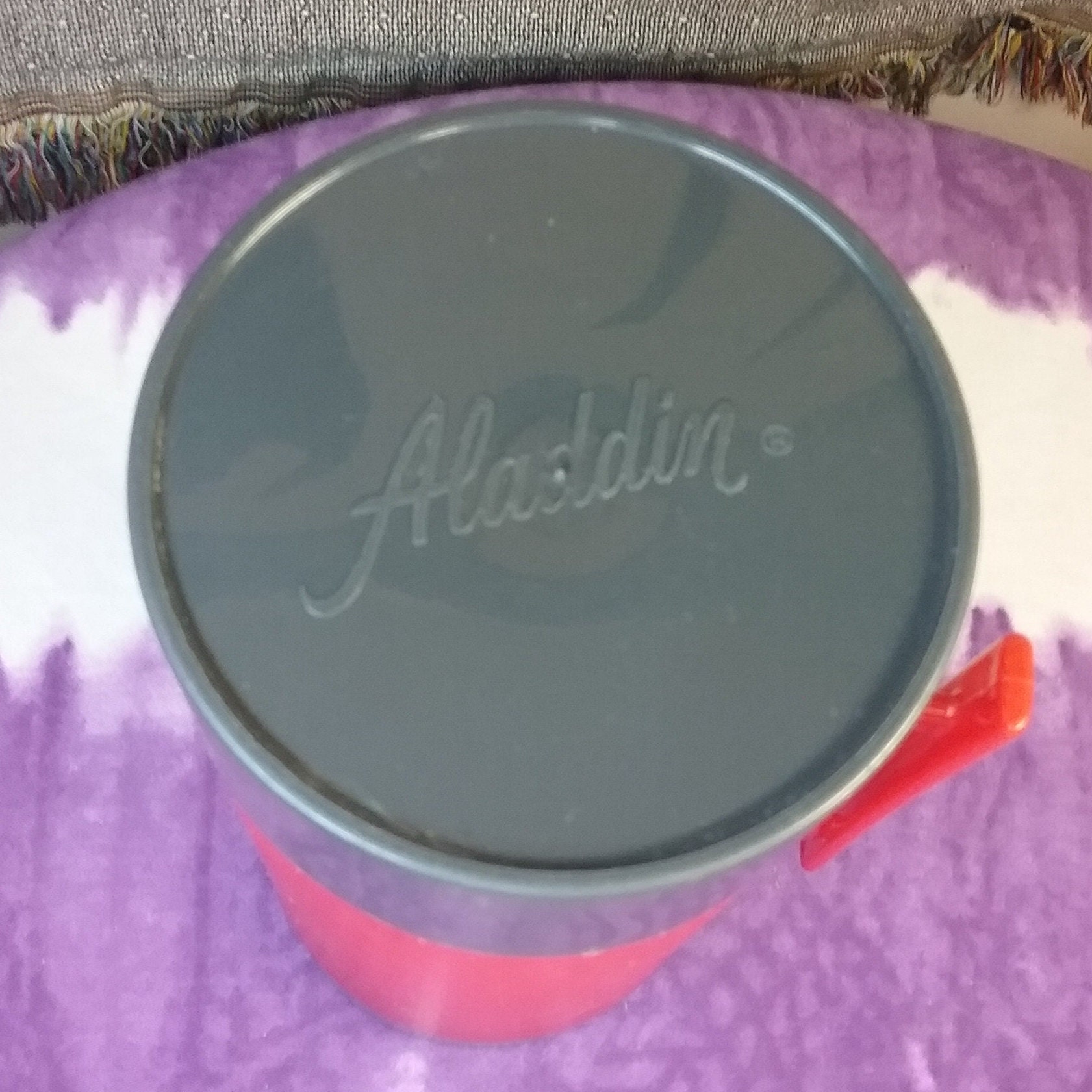 Aladdin Vintage 1970's Dura Clad Wide Mouth 1 Quart Vacuum Bottle Model ...