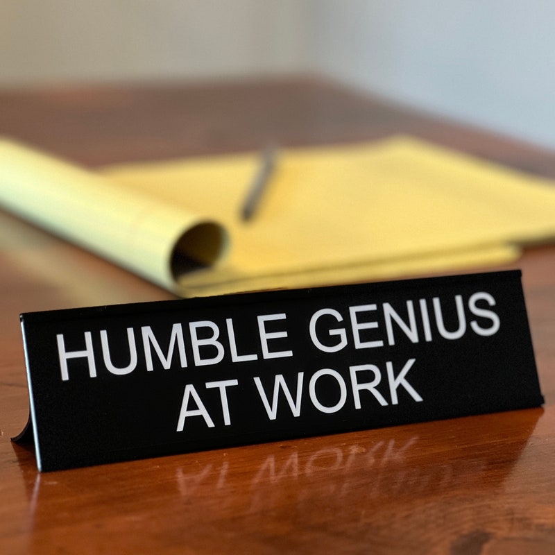 Funny Office Desk Signs - Etsy