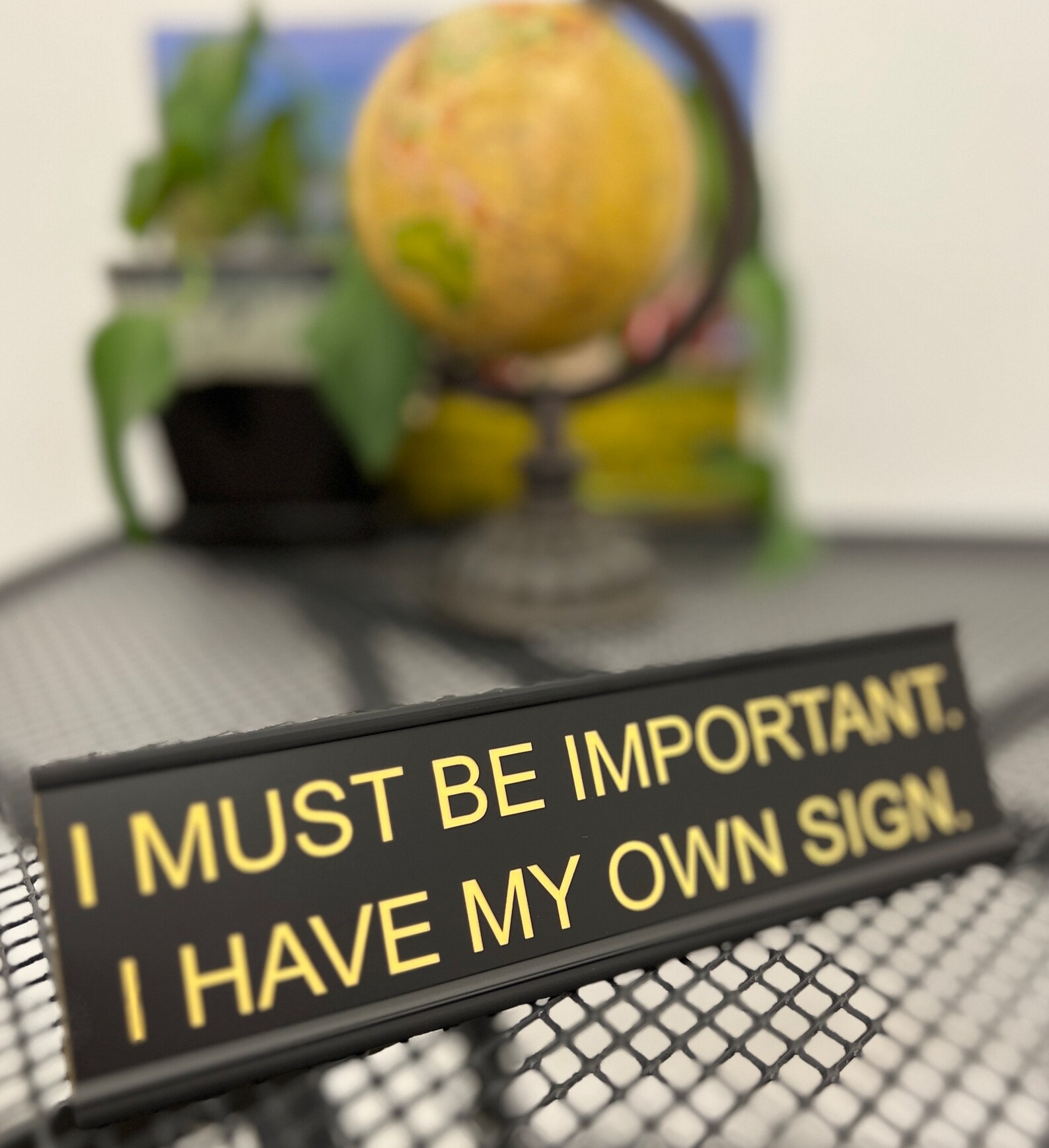 I Must Be Important I Have My Own Sign Funny Office Decor Sign, Funny ...