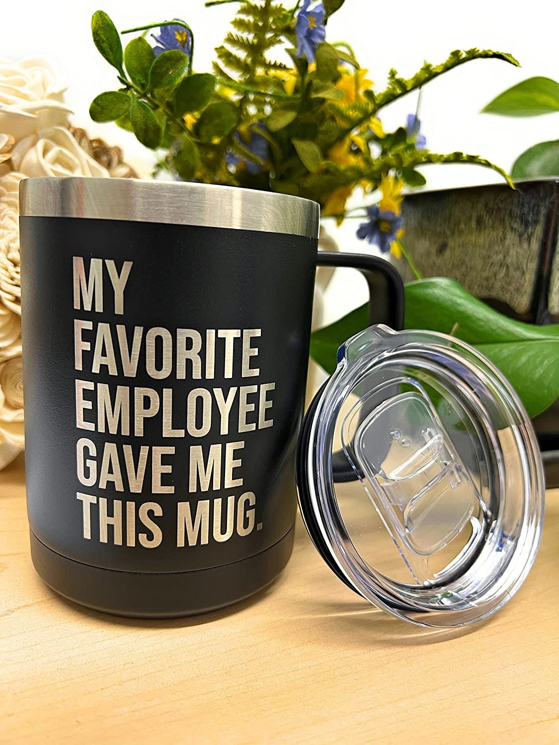 My Favorite Employee Gave Me This Mug Engraved Funny Insulated Coffee ...