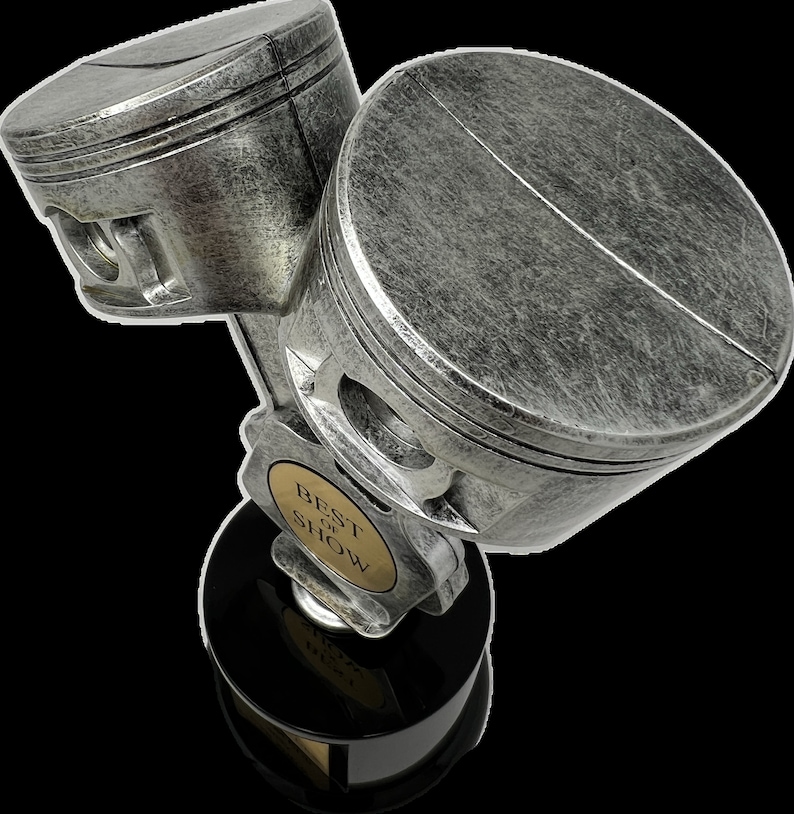 Double Piston Trophy 10" Custom Engraving - Car Trophy, Mario Kart ...
