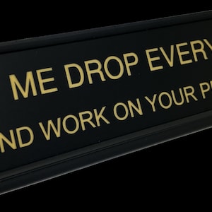 Let Me Drop Everything and Work on Your Problem -funny Office Decor ...