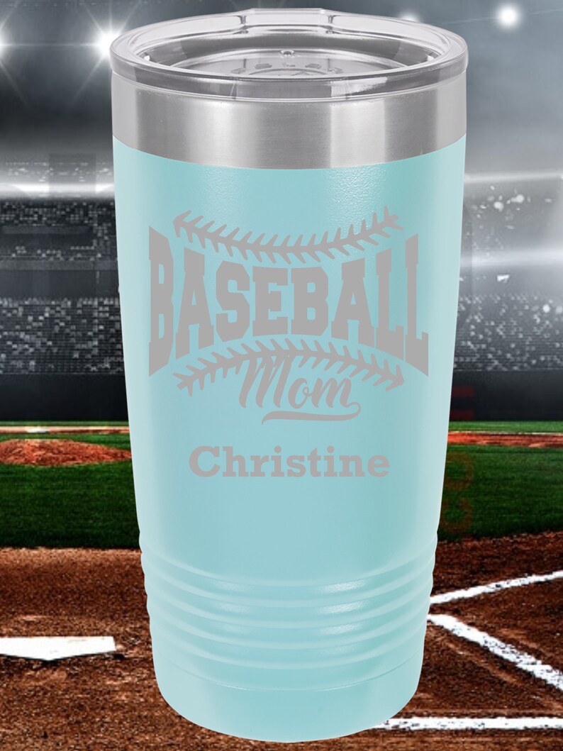 Personalized Baseball Mom 2 20 or 30 Ounce Double Wall Vacuum - Etsy