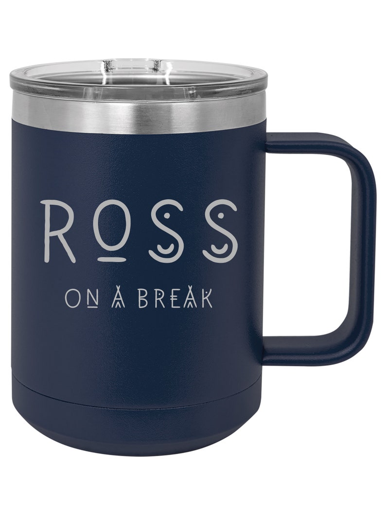 Personalized 15oz Powder Coated Mug With Lid Custom Engraved - Etsy