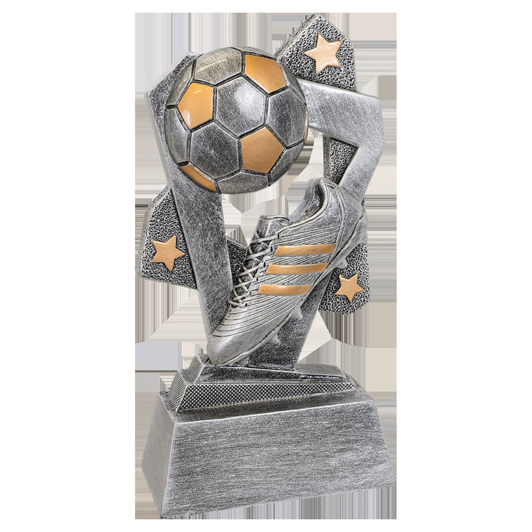 Triumph Soccer Resin Trophy - Etsy