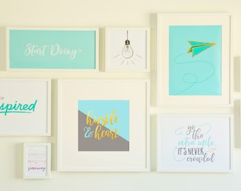 Encouragement Motivation Printable Bundle 10 Printable Designs 5x7 ...