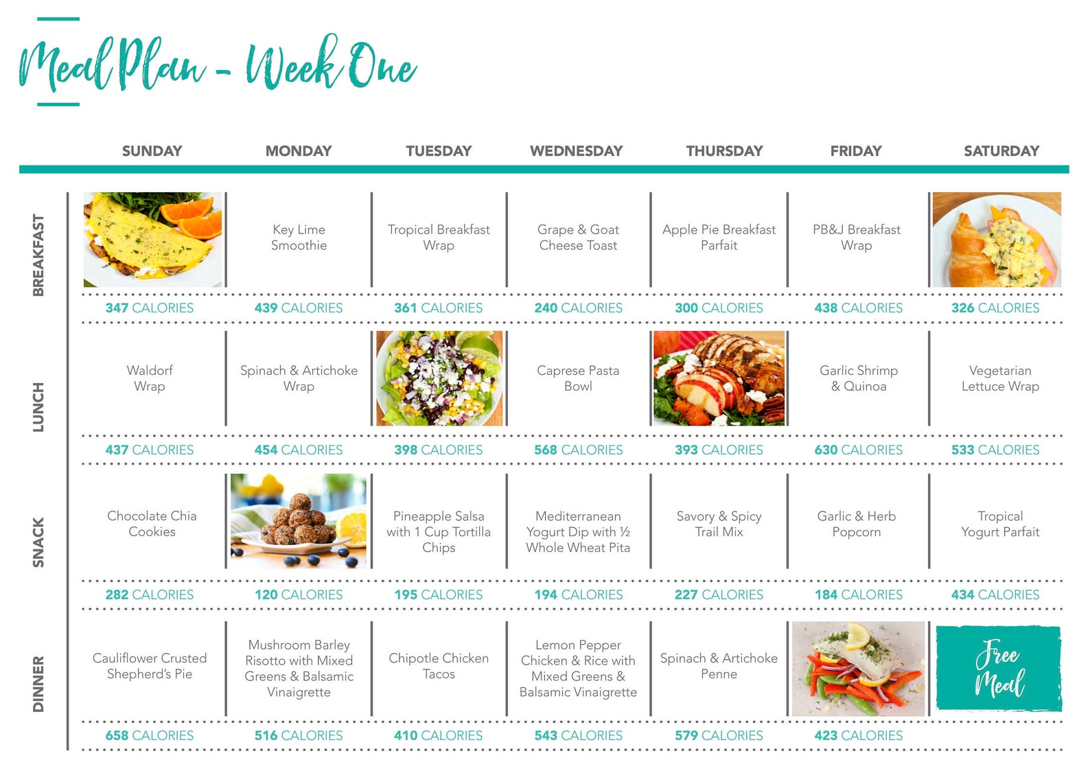 Healthy Meal Plan 2018 Ebook | 28 Day Meal Plan PLUS More Than 100 ...