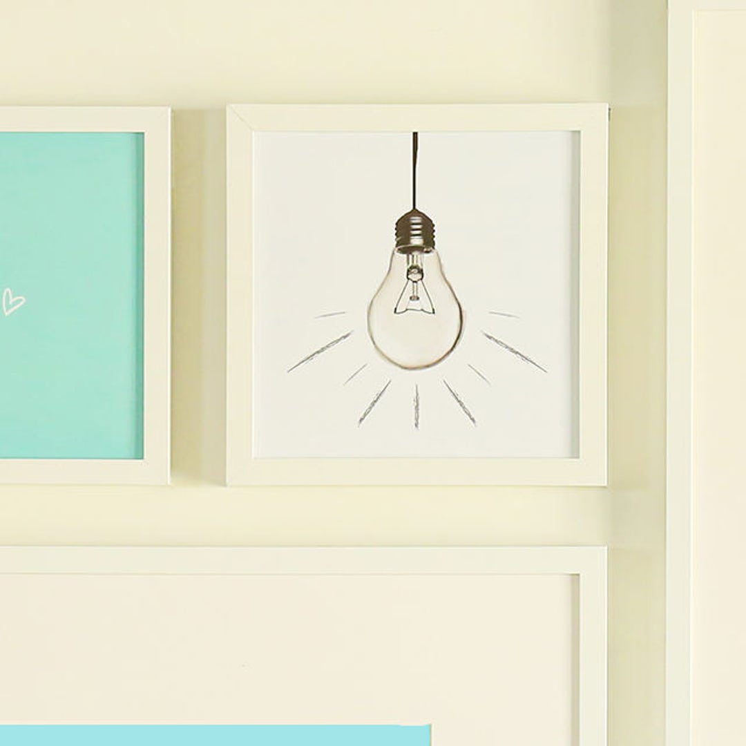 Lightbulb Printable Sign - Etsy