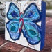 Blue Butterfly Art, Original Butterfly Art, Colorful Butterfly, Special ...