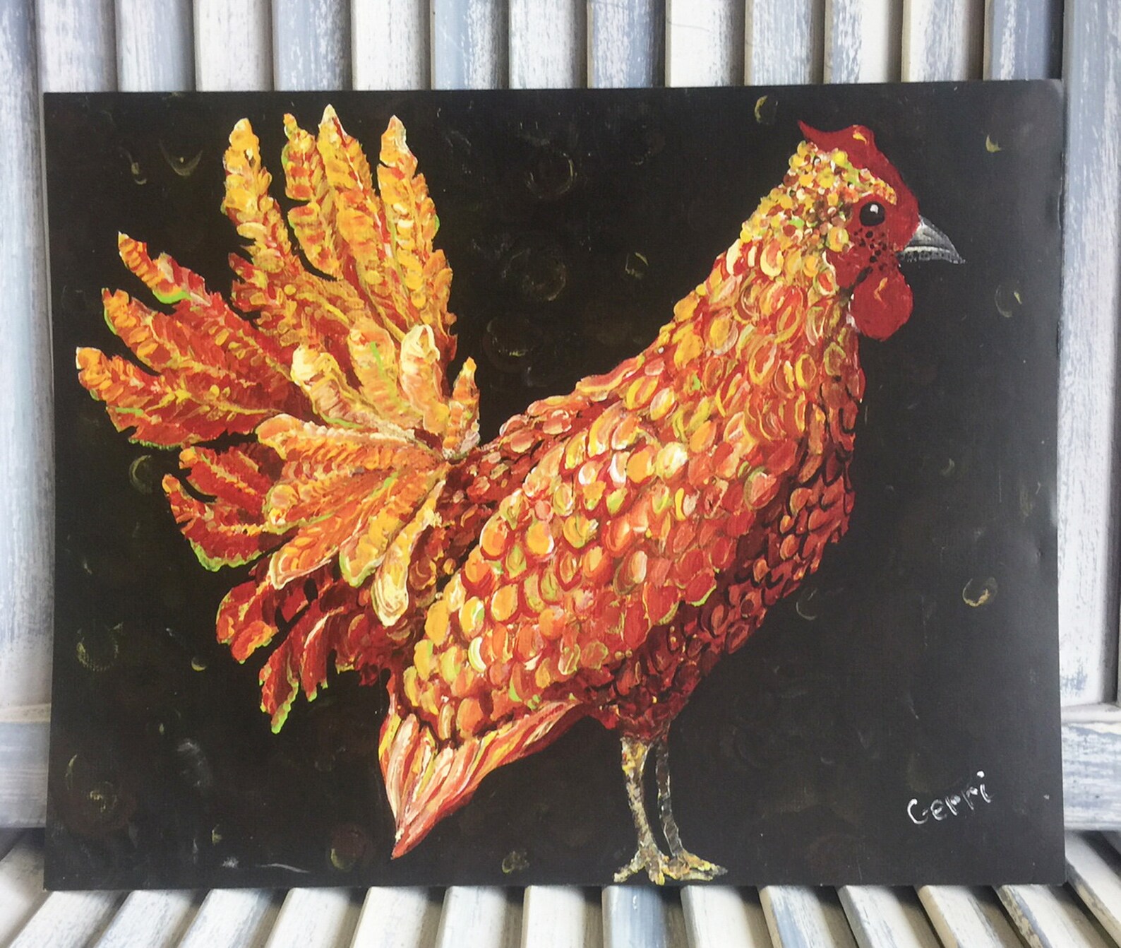 Chicken Art Print; Farmhouse Wall Art; Rooster Artwork; Chicken Decor ...