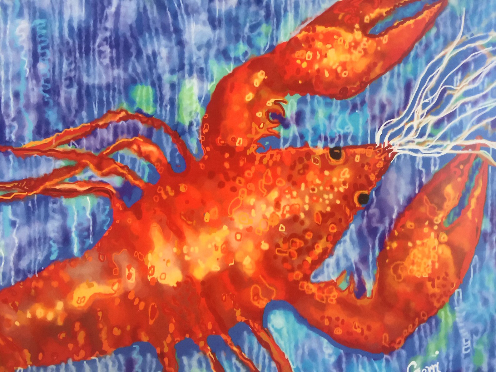 Crawfish Art Print Makes Unique Louisiana Decor 11 X 14 | Etsy