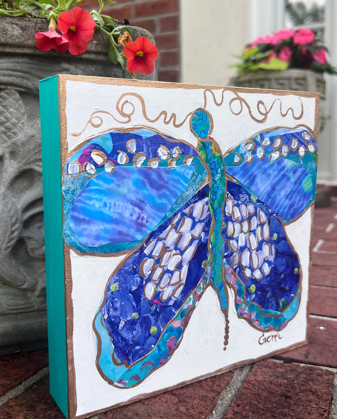 Butterfly Painting, Butterfly Original Painting, Pretty Butterfly Art ...