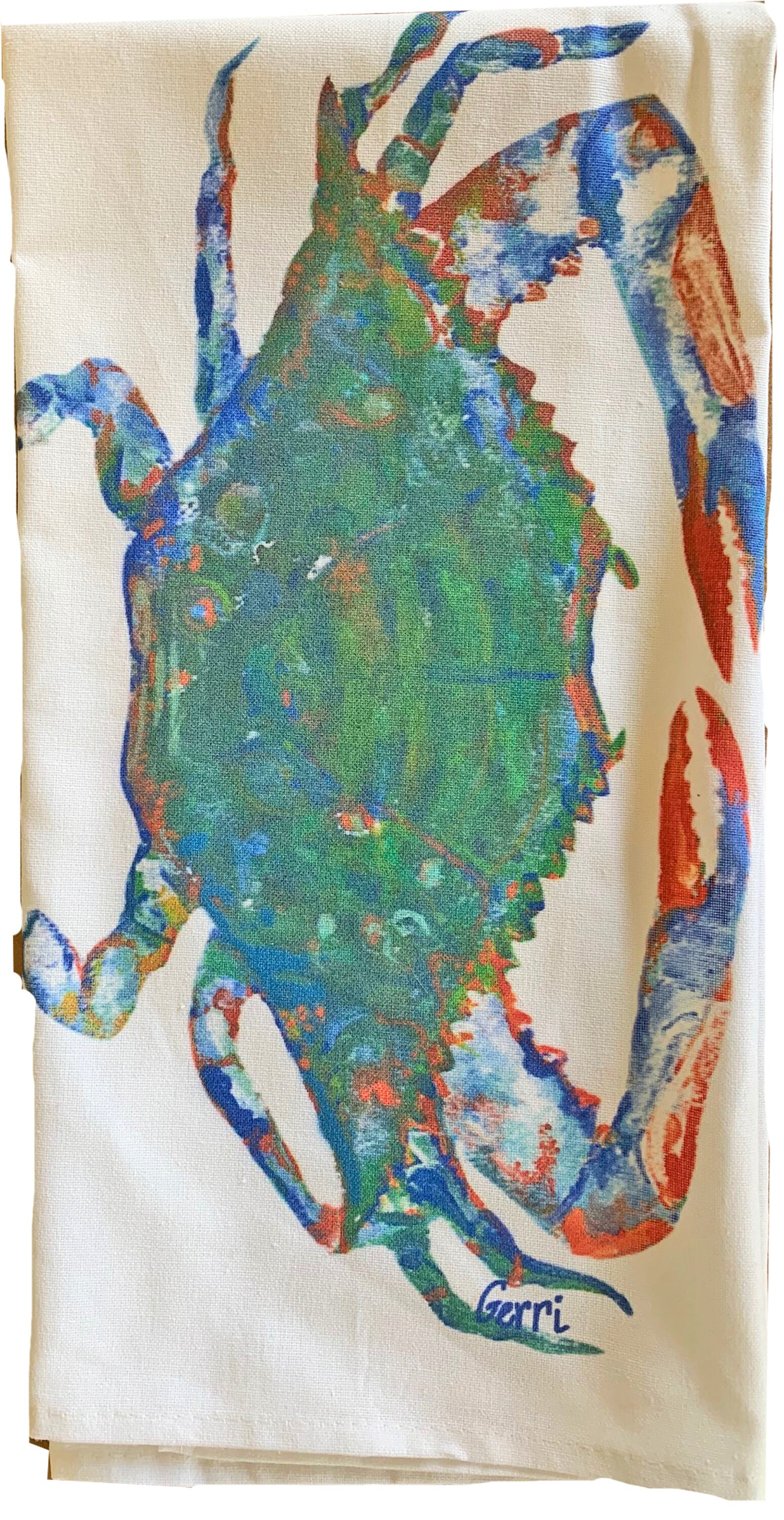Palm Tree Flour Sack Towel Colorful Beach Accent 22 x 32 Tea Towels ...