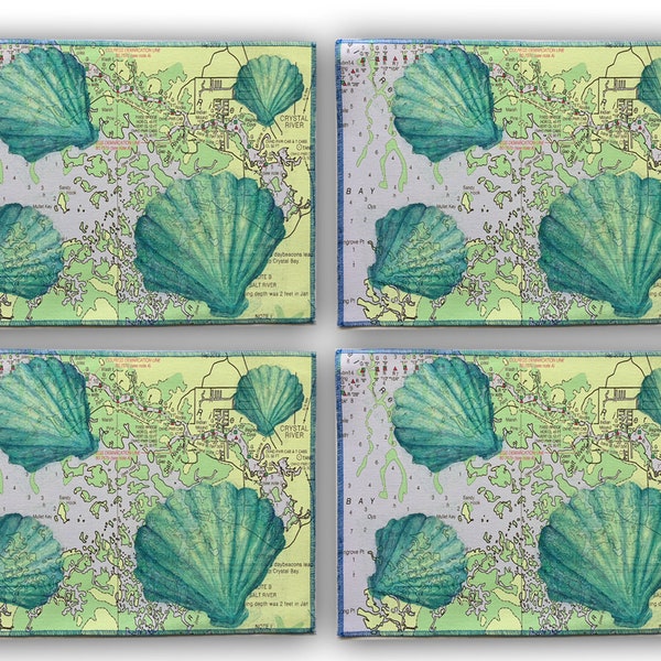 Nautical Chart Placemats - Etsy