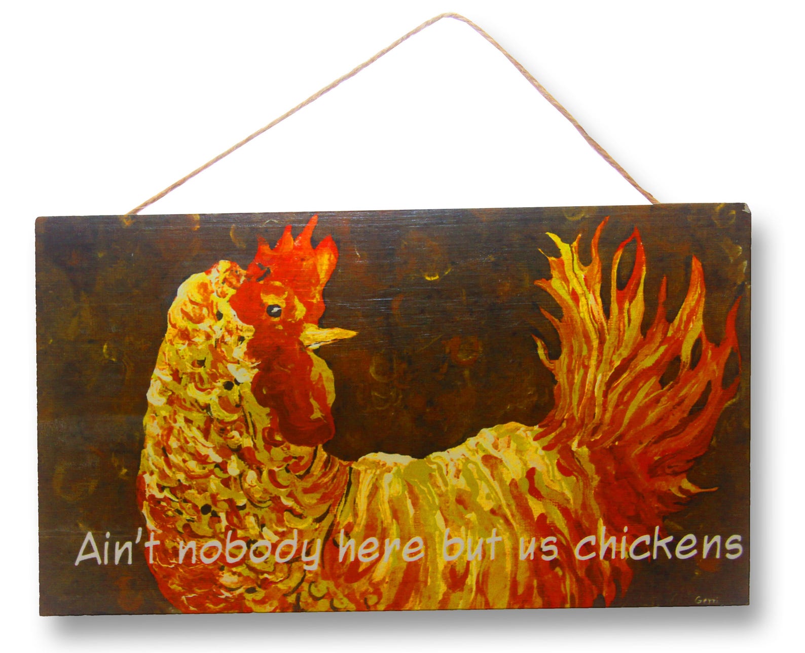 Chicken Wood Sign Farmhouse Decor Wood Sign on Sale 8 X - Etsy