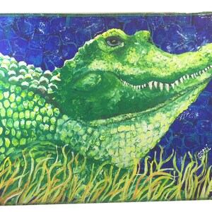 Alligator Placemats, Unique Florida Gift or Beach Decor, Set of 4, 12 X ...