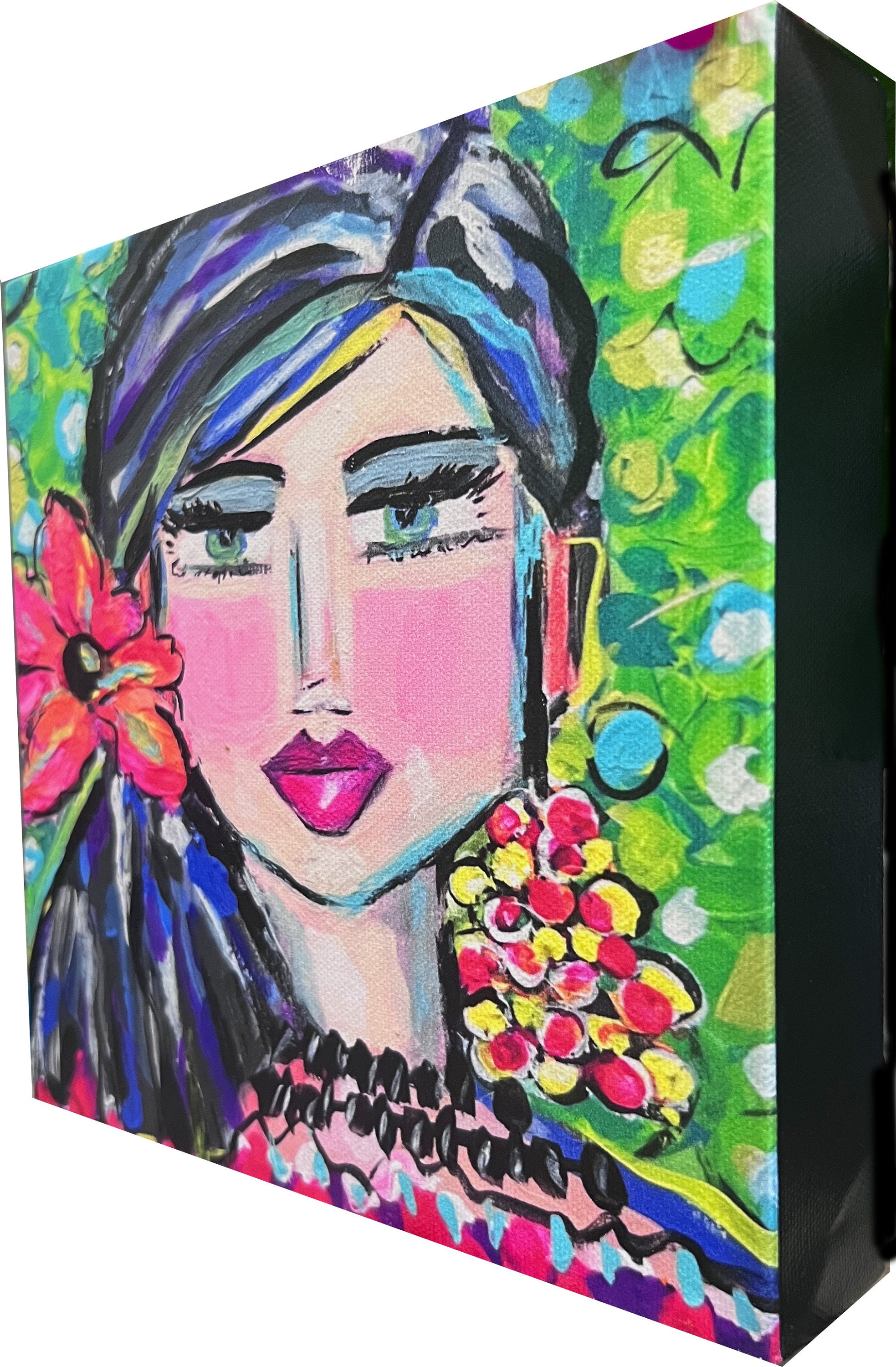 Girl Art, Girl Painting,picture of Girl,colorful Girl Print, Small ...