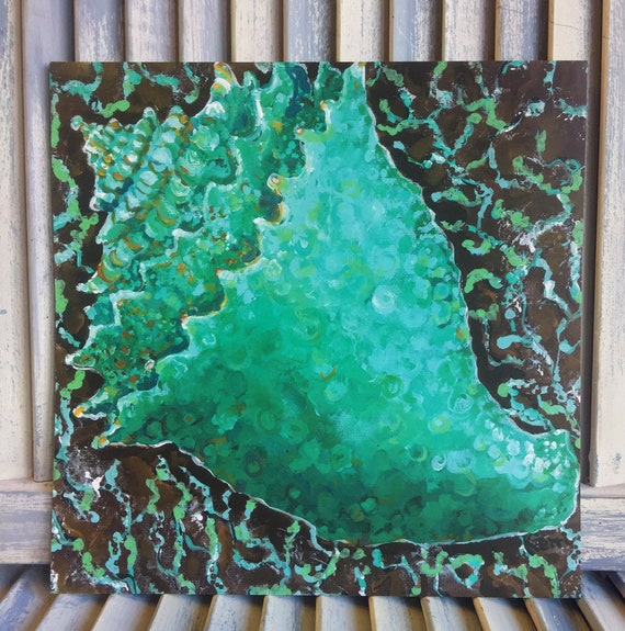 Conch Shell Coastal Print Beach Print Coastal Wall Art - Etsy