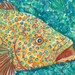 Beach Print With Colorful Grouper Fish, 11 X 14 - Etsy