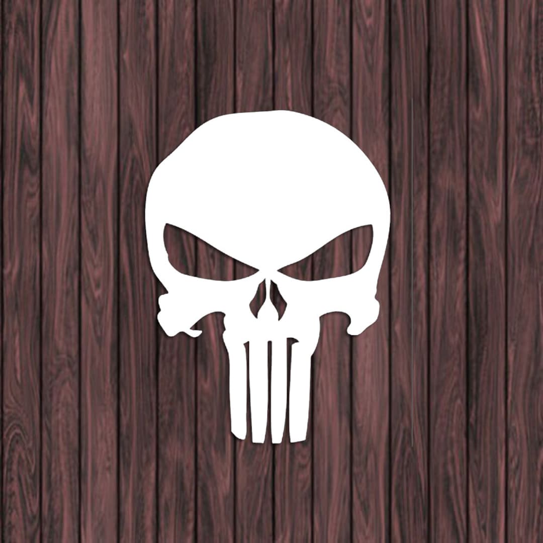 Punisher Decals for Cars Punisher Skull Vinyl Decal Punisher - Etsy