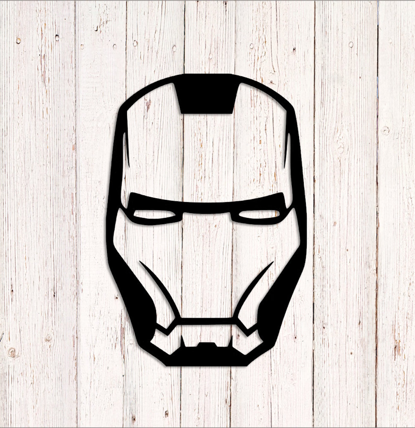 Iron Man Decal Iron Man Sticker Vinyl Decal Wall Decal | Etsy