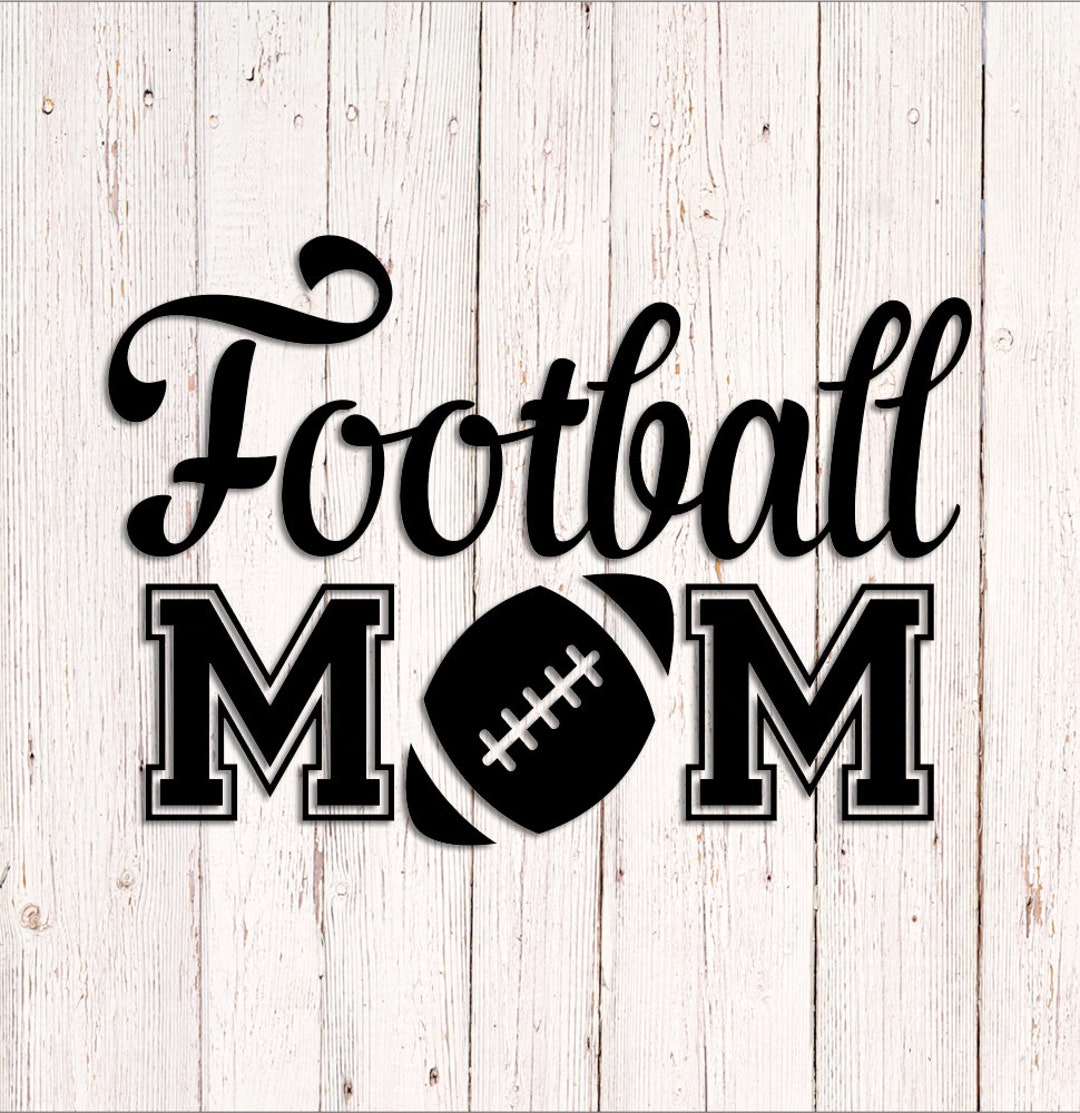 Football Mom Decal Football Mom Sticker Sports Mom Tumbler - Etsy