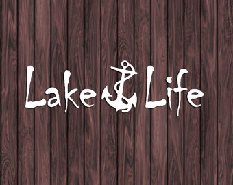 Lake Life Decal - Etsy