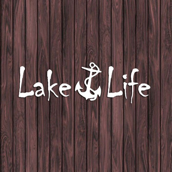Lake Life Decal - Etsy
