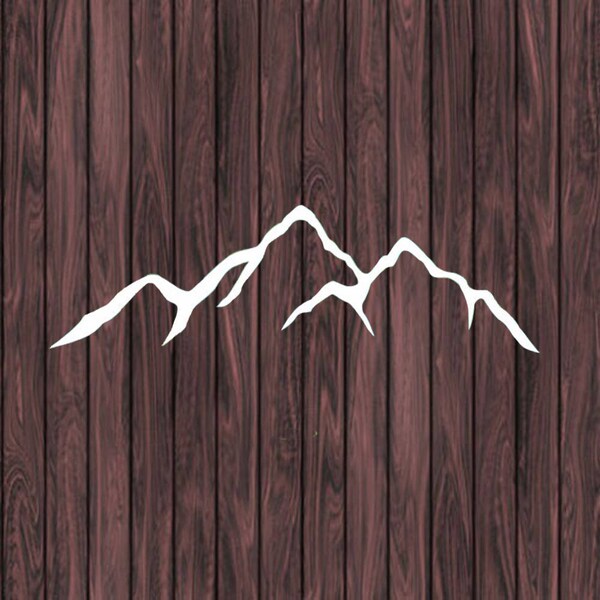 Mountain Decal - Etsy