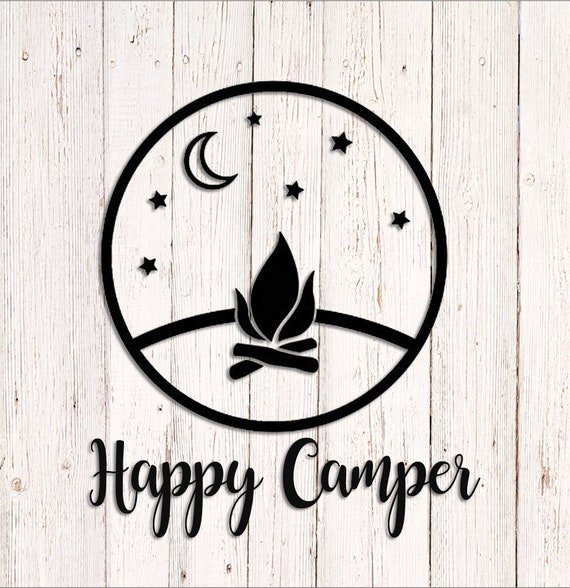 Stickers, Labels & Tags & Happy Camper Be Kind Painted Flower Bouquet ...