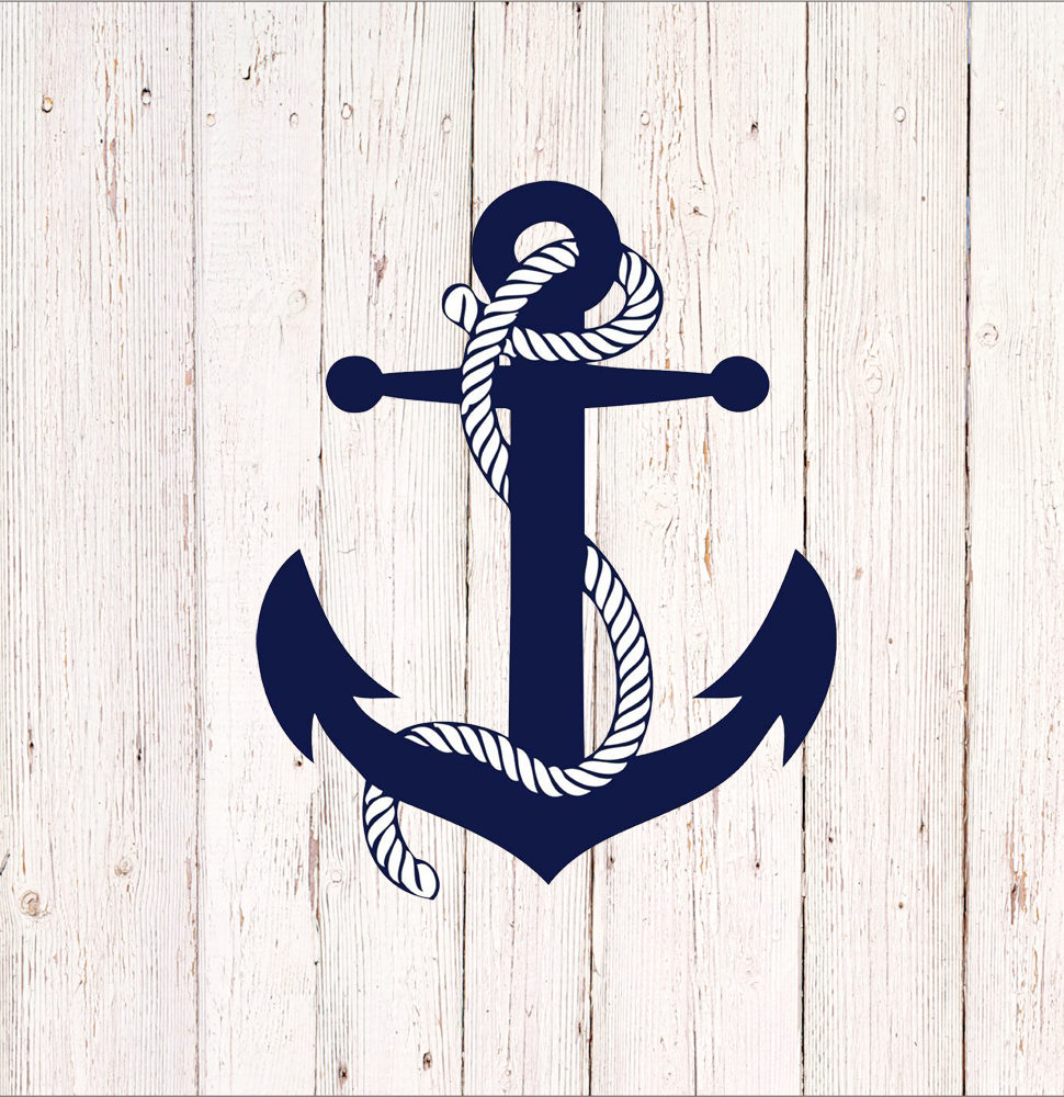 Anchor Decal Anchor Stickers Beach Wedding Nautical - Etsy