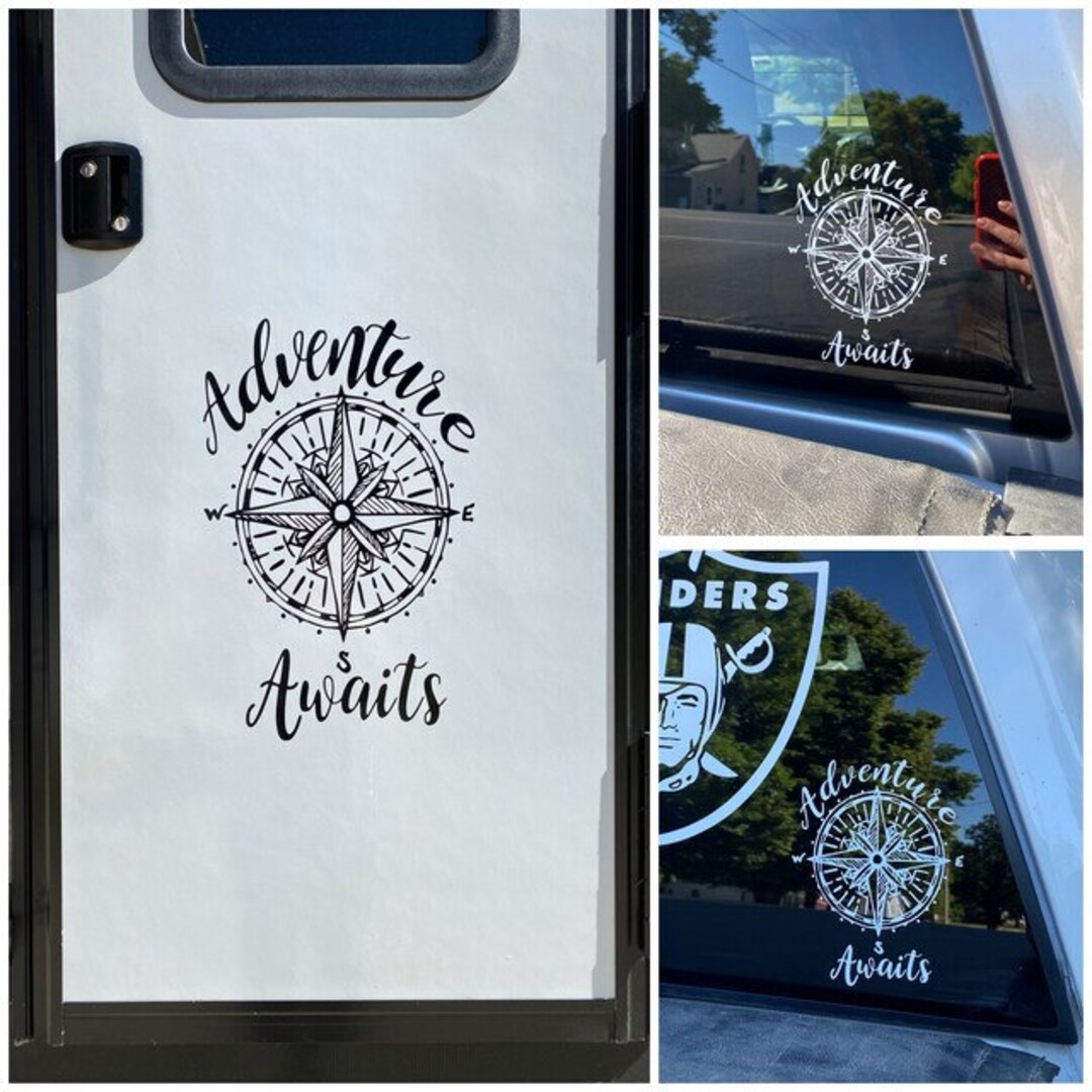Not All Who Wander Are Lost Decal Adventure Awaits Decal - Etsy